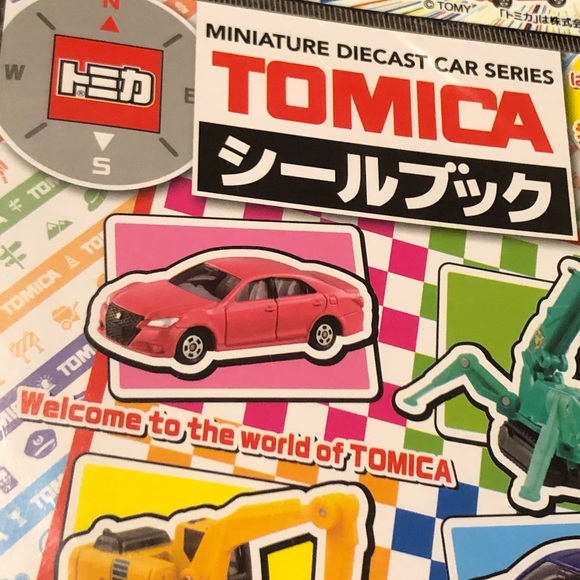 Tomica | Toys | Tomica Sticker Book Miniature Die Cast Cars Stickers ...